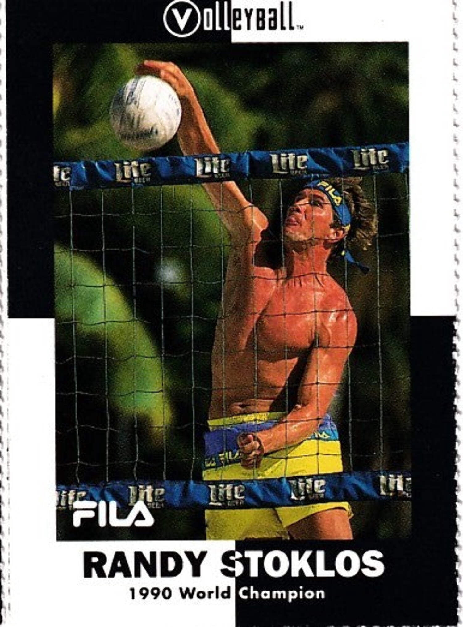 Randy Stoklos 1991 Volleyball Magazine Rookie Card RARE - Walmart.com