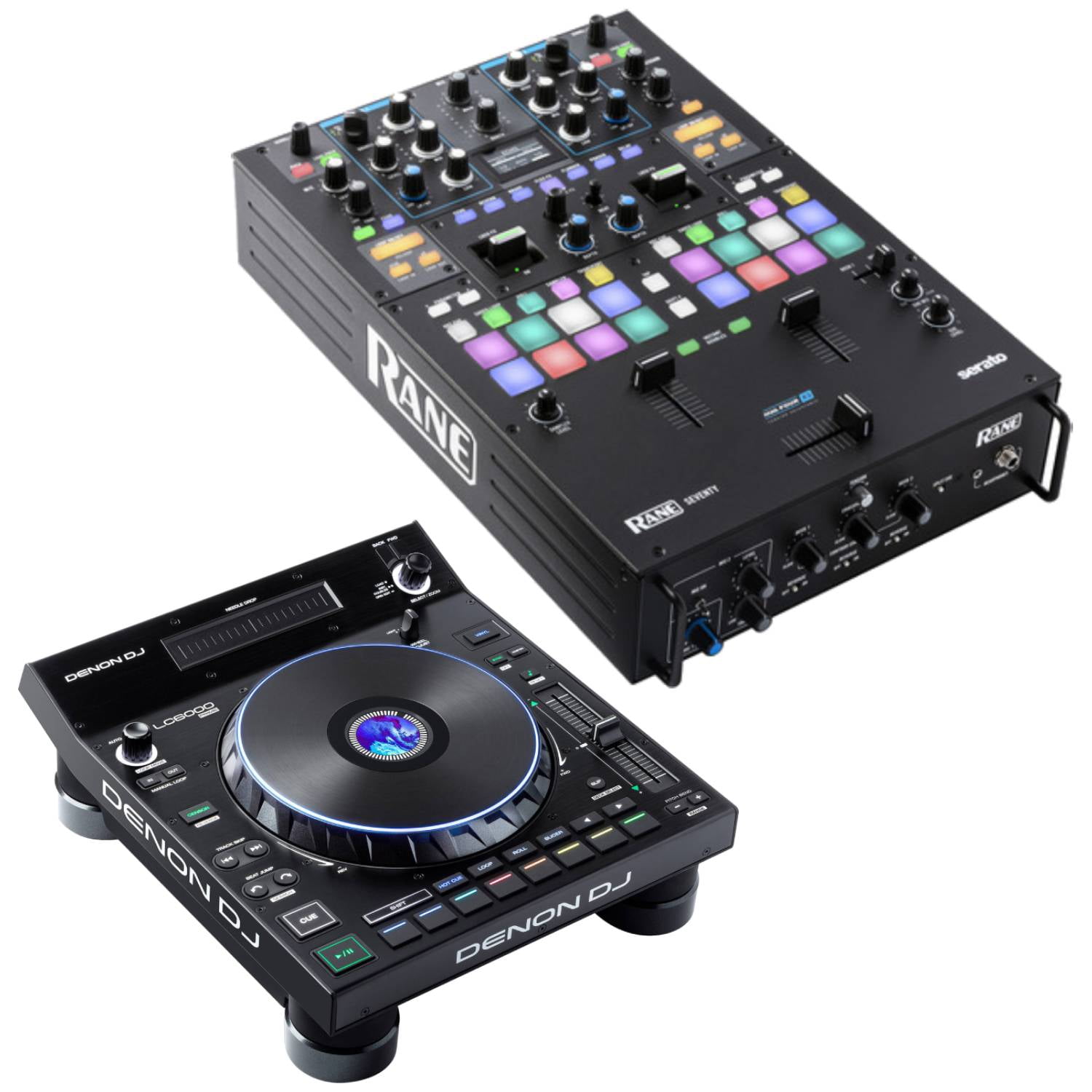 Rane DJ 2-Channel Performance Battle Mixer for Serato DJ + Denon DJ ...