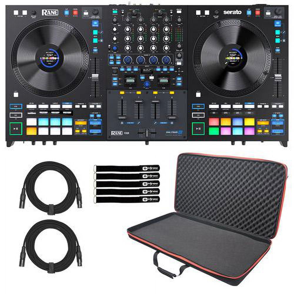 Rane FOUR Advanced Four-Channel Stems DJ Controller with Soft Case ...