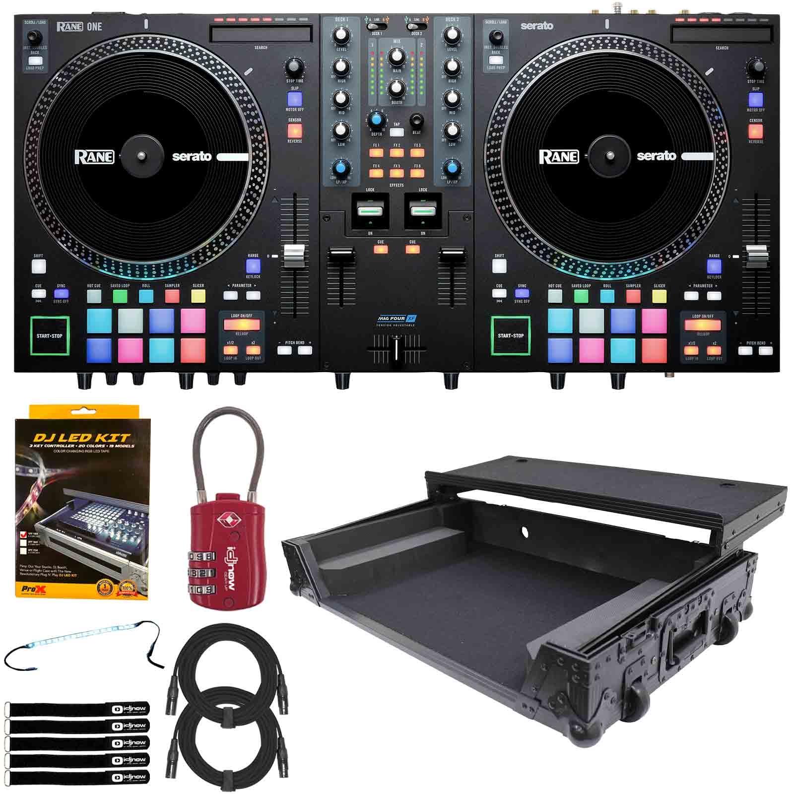 Rane ONE Professional Motorized DJ Turntable Controller with Black ...