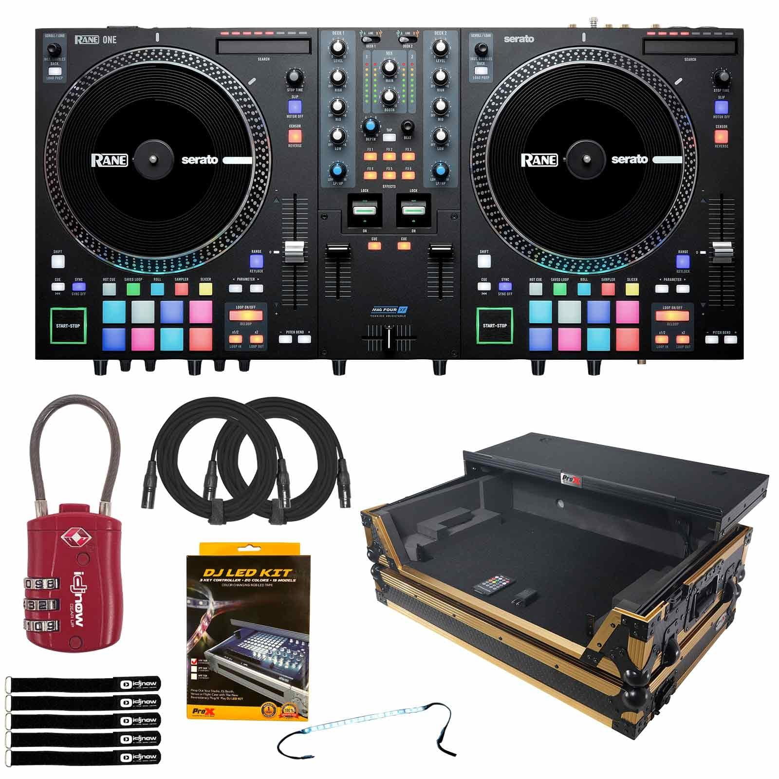 Rane ONE Professional Motorized DJ Controller with Gold and Black ...