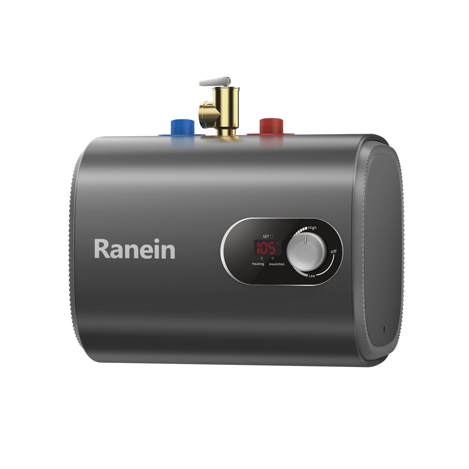 Ranein Electric Mini Tank Water Heater 2.5 Gallon Under Sink Small Hot ...
