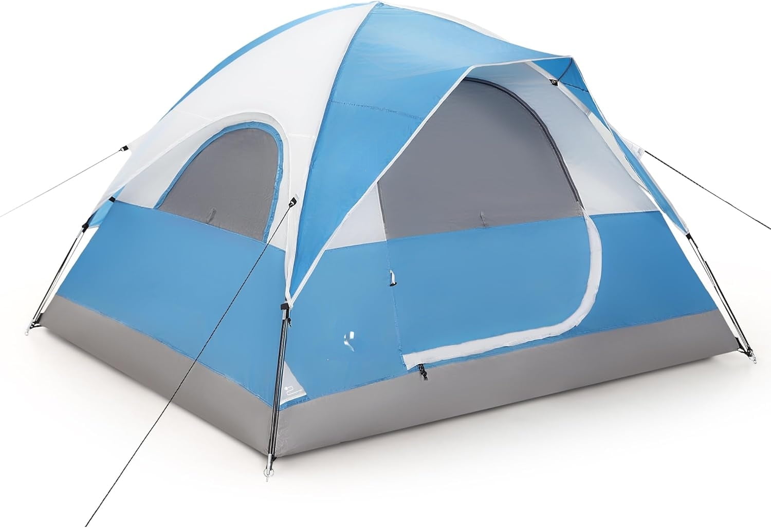 Rang Camping Tent, 2/3/4 Person Dome Tent Backpacking Instant Tent with ...