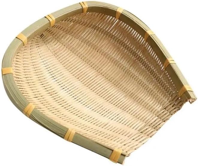 Rang Farmhouse Bamboo Weaving Basket - Open Bamboo Sieve Handwoven ...