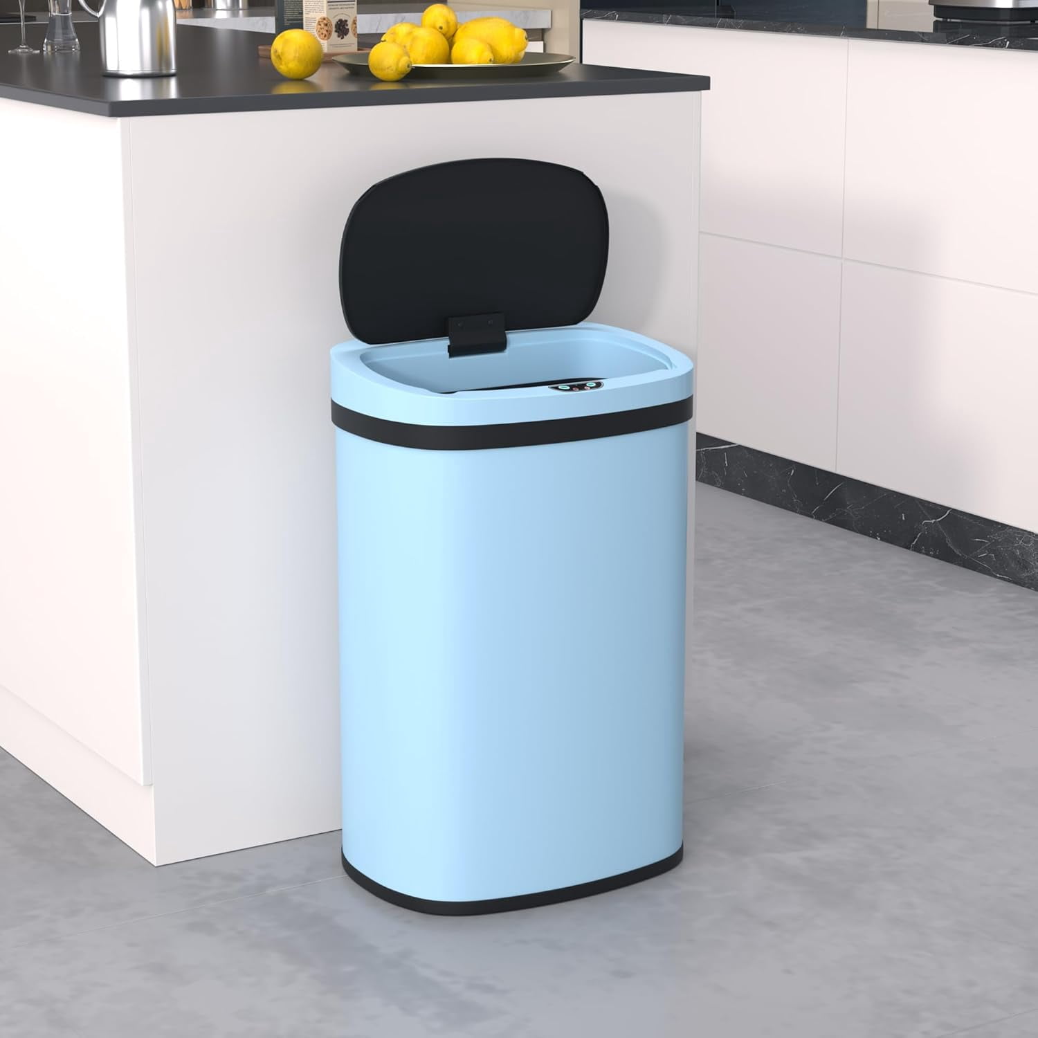Rang Gallon Kitchen Trash Can Touchless,Smart Sensor Trash Can ...