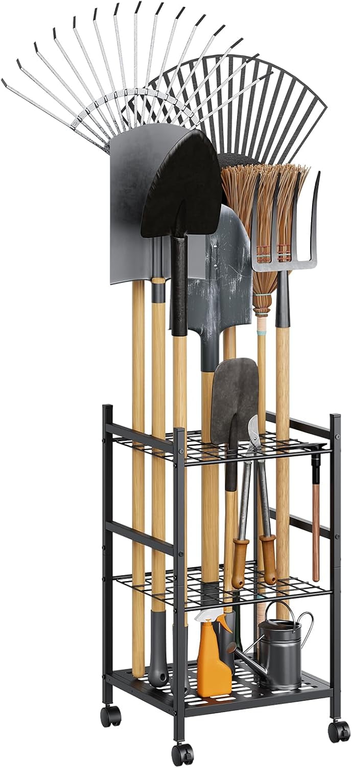Rang Garden Tool Organizer,Garage Tool Storage and Organization with ...