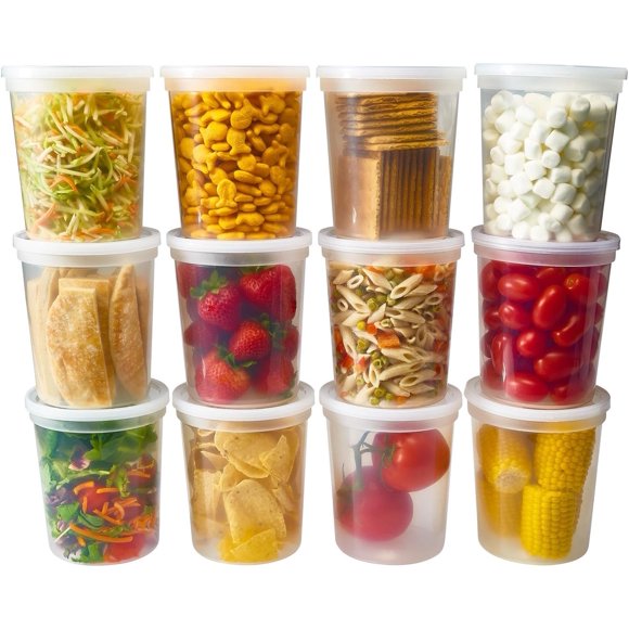 32 Oz Plastic Containers Lids