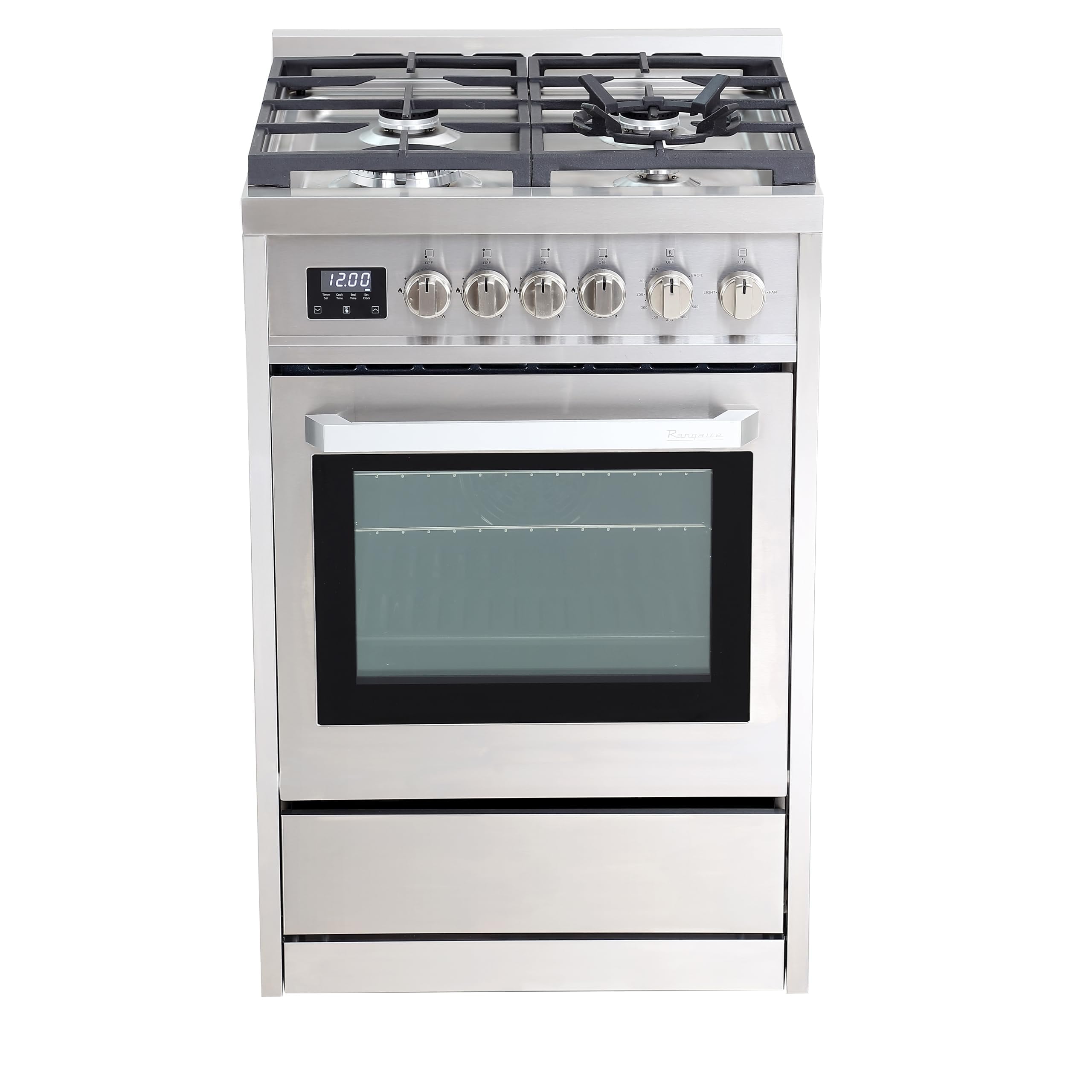 Rangaire RRG241TS 24" Gas Range Oven with Timer - Stainless Steel ...