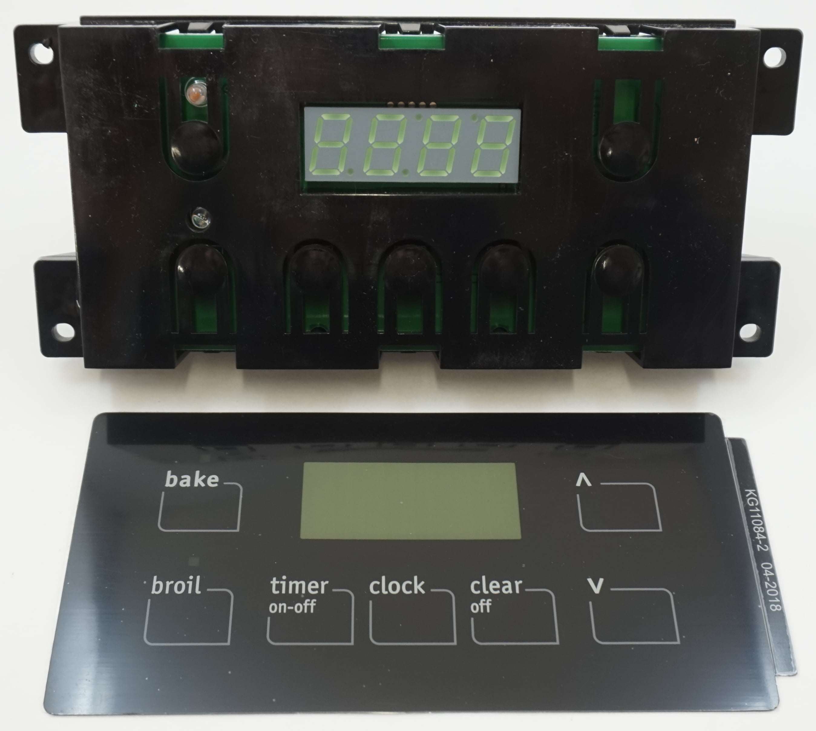 Range Control Board and Overlay Kit, Black, Clock/Timer, OC0725 ...