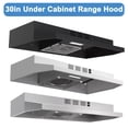 Range Hood 30 Inch Under Cabinet, Stainless Steel Kitchen Vent Hood ...
