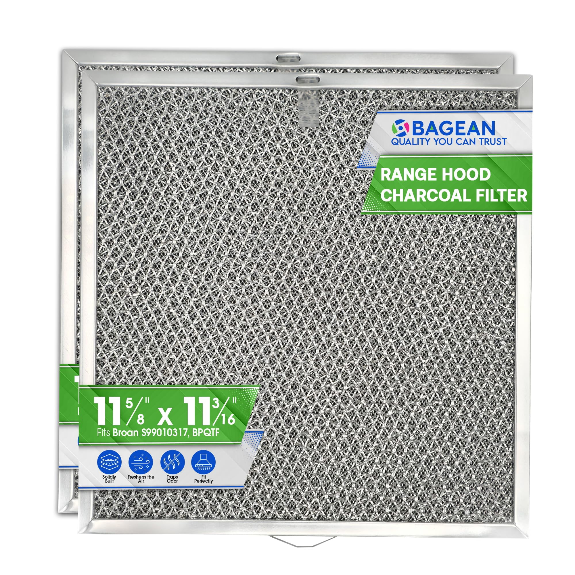 Range Hood Filter Replacement 11.6” x 11.2” BPQTF S99010317 Broan ...
