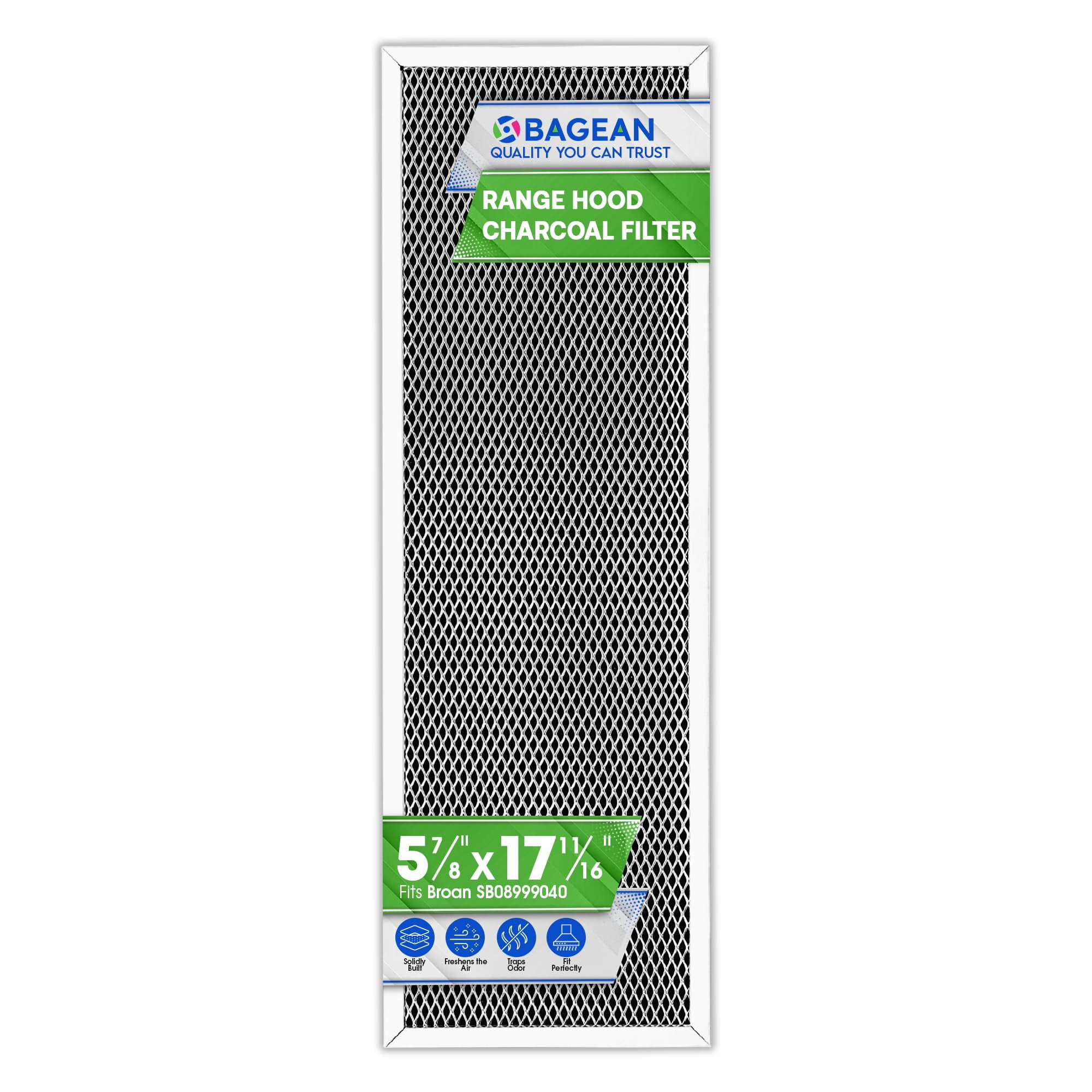 Range Hood Filter Replacement 5.83” x 17.65” for SB08999040 Charcoal ...