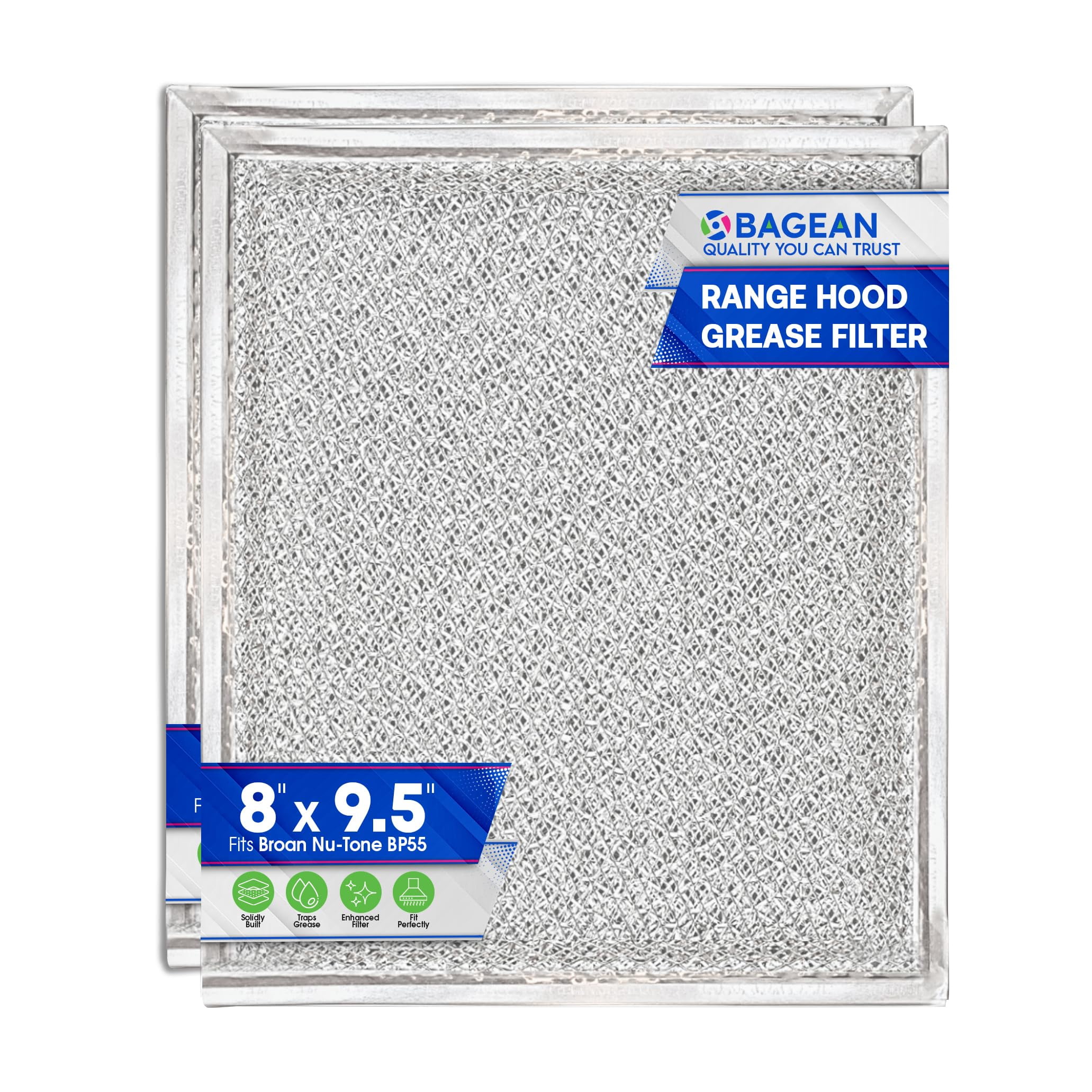 Range Hood Filter Replacement for Braun Nu-Tone BP55 Hood Grease Filter ...
