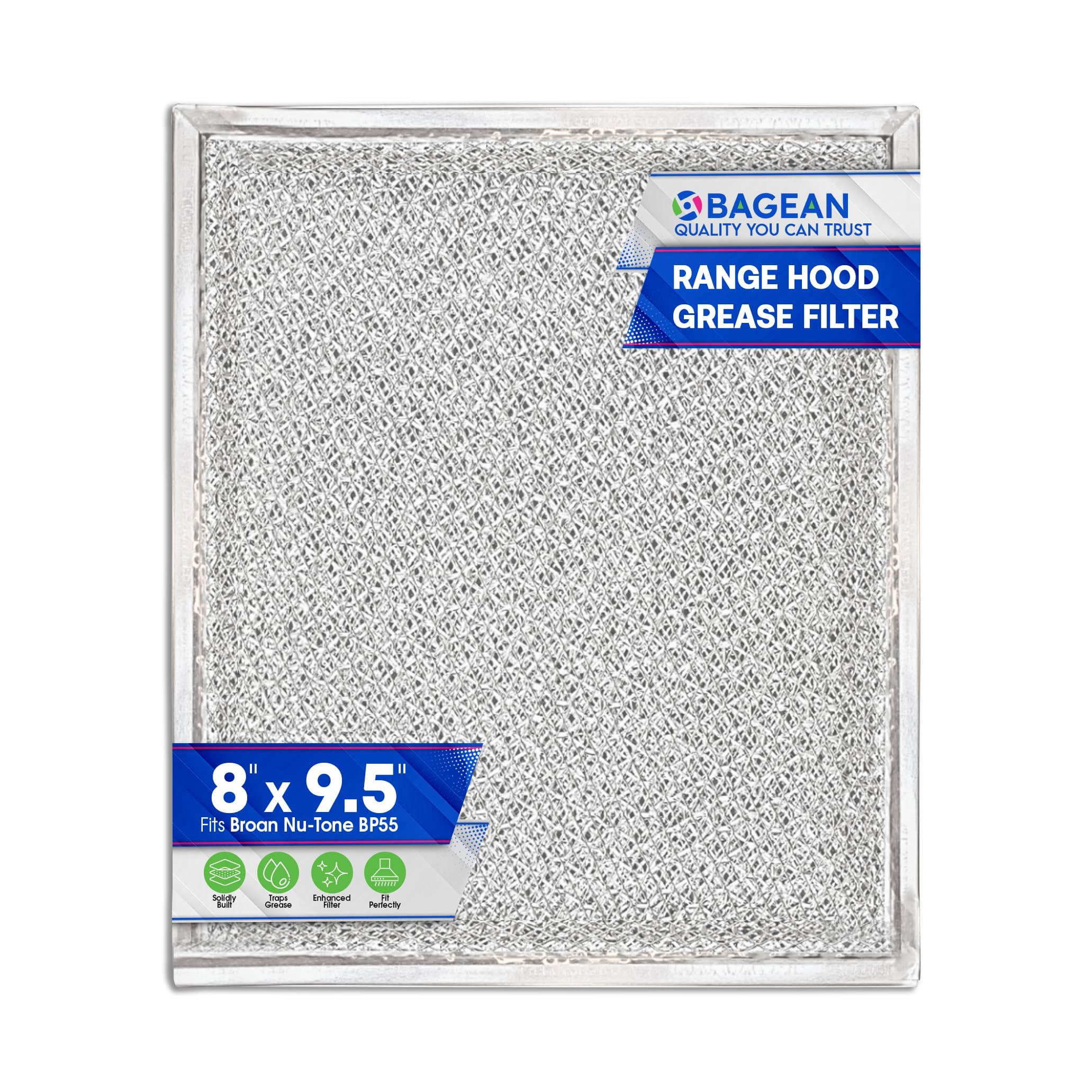 Range Hood Filter Replacement for Braun Nu-Tone BP55 Hood Grease Filter ...