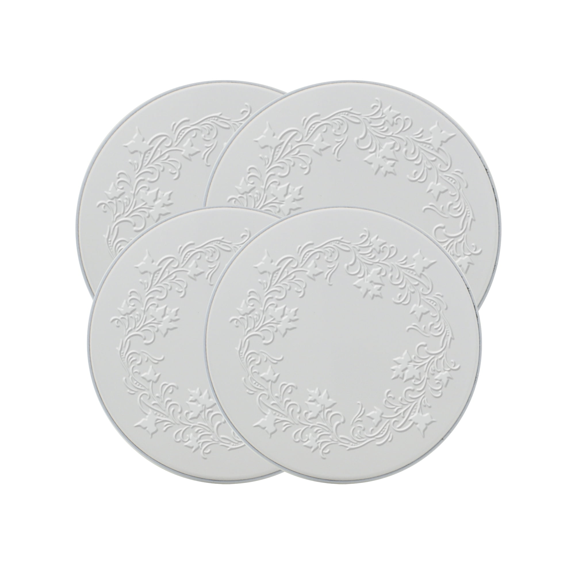 Range Kleen 5057 Ivy Embossed White 4 Pack Licensed Round Metal Burner ...