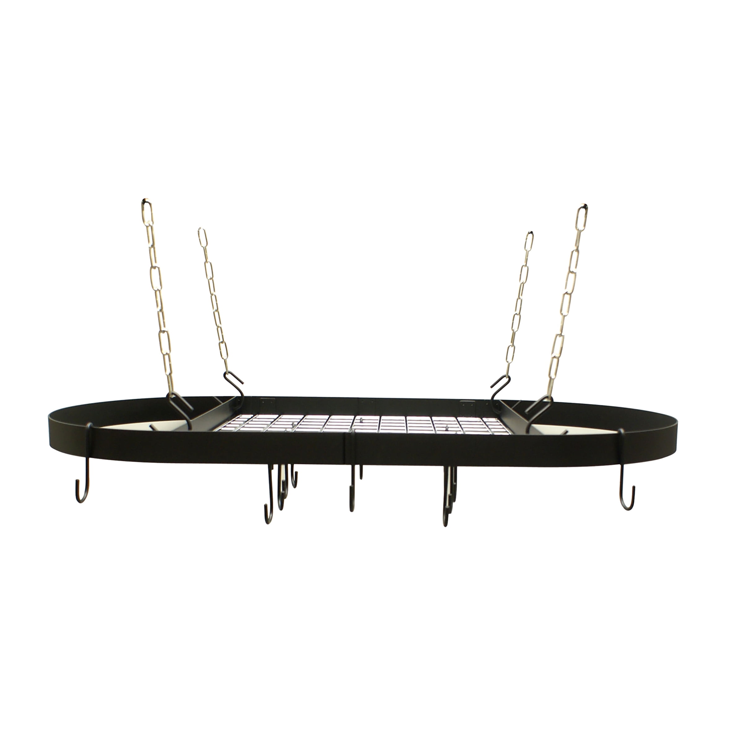 Range Kleen CW6000 Black Enameled Oval Pot Rack - Walmart.com