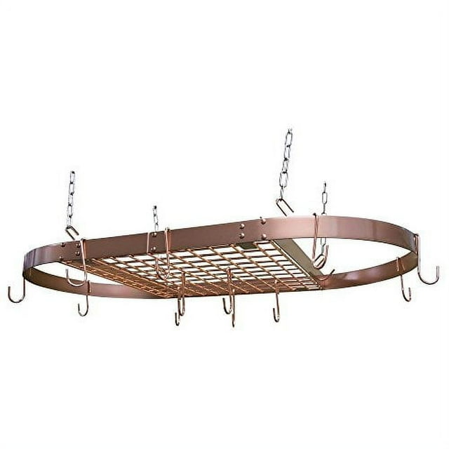 Range Kleen CW6015 Copper Oval Pot Rack, Bronze - Walmart.com
