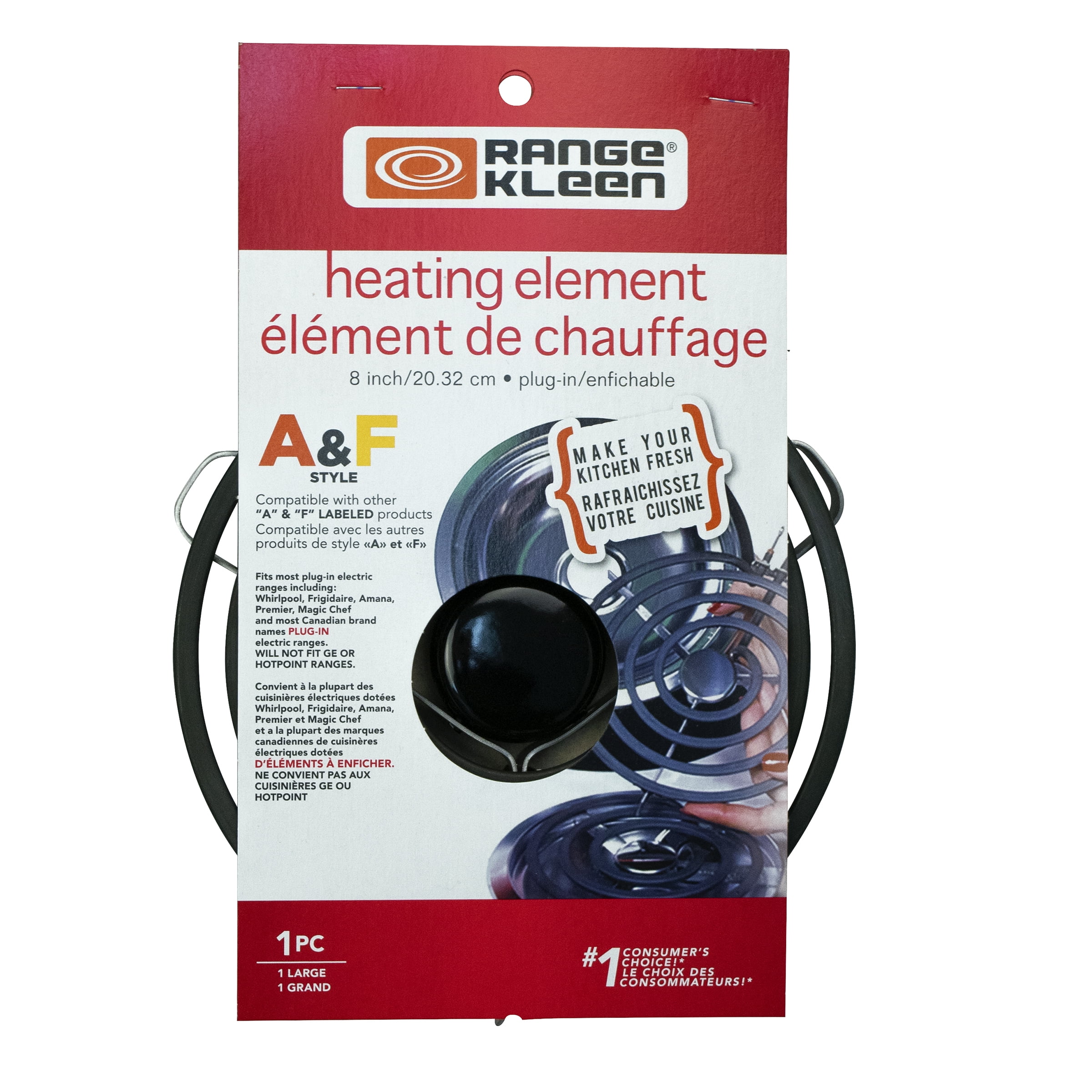 Range Kleen Large Burner Delta Bracket Element, 5 Turns, Style A, 1 ...