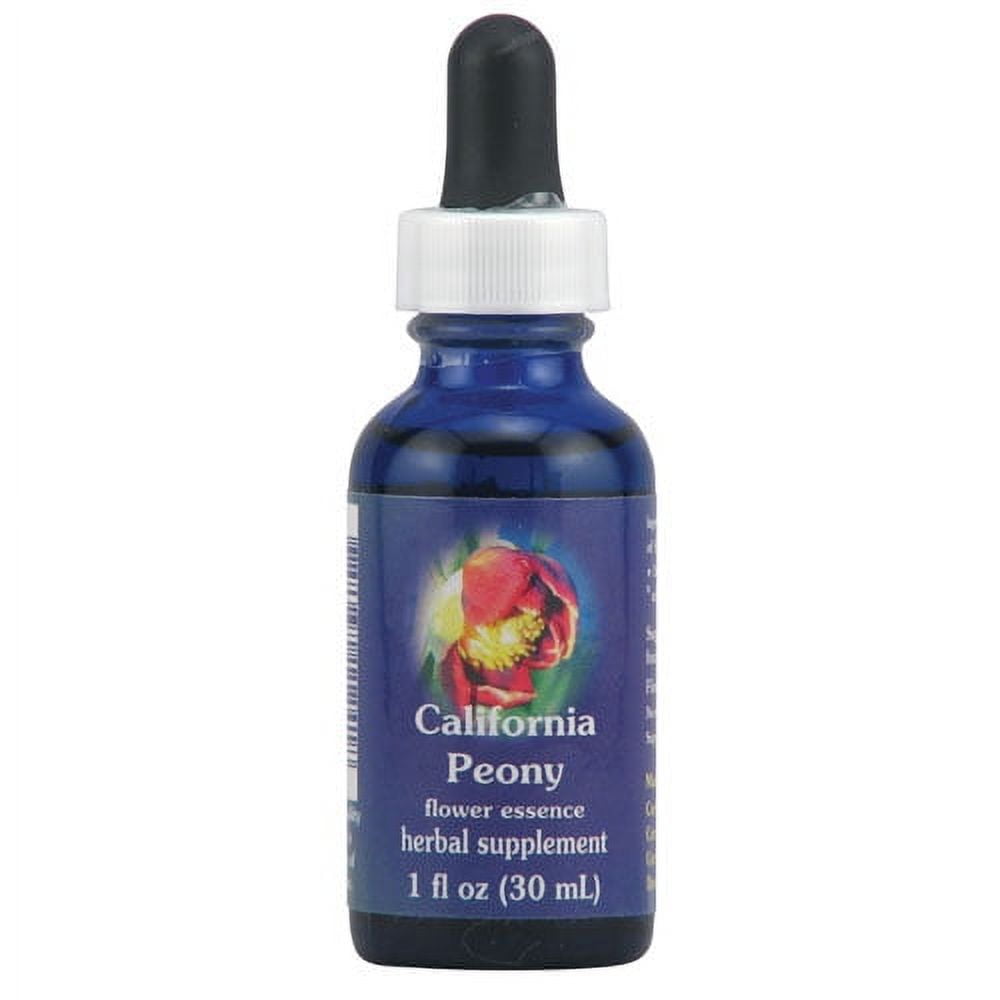 Range Of Light California Peony Herbal Supplement Dropper By Flower ...