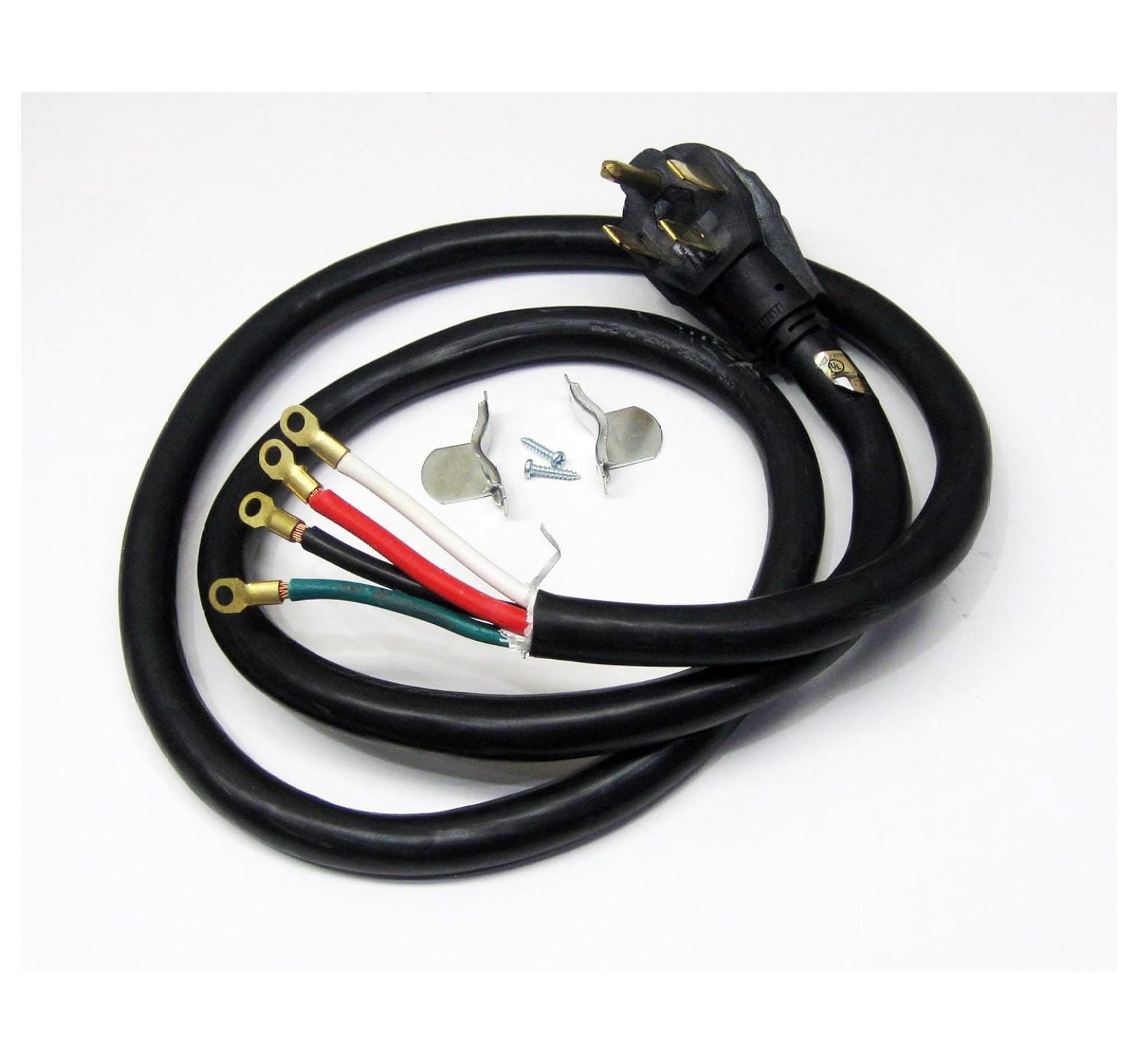 Range Oven Electric Power Cord 4 Prong Wire 50 Amp 6' Foot Heavy Duty ...