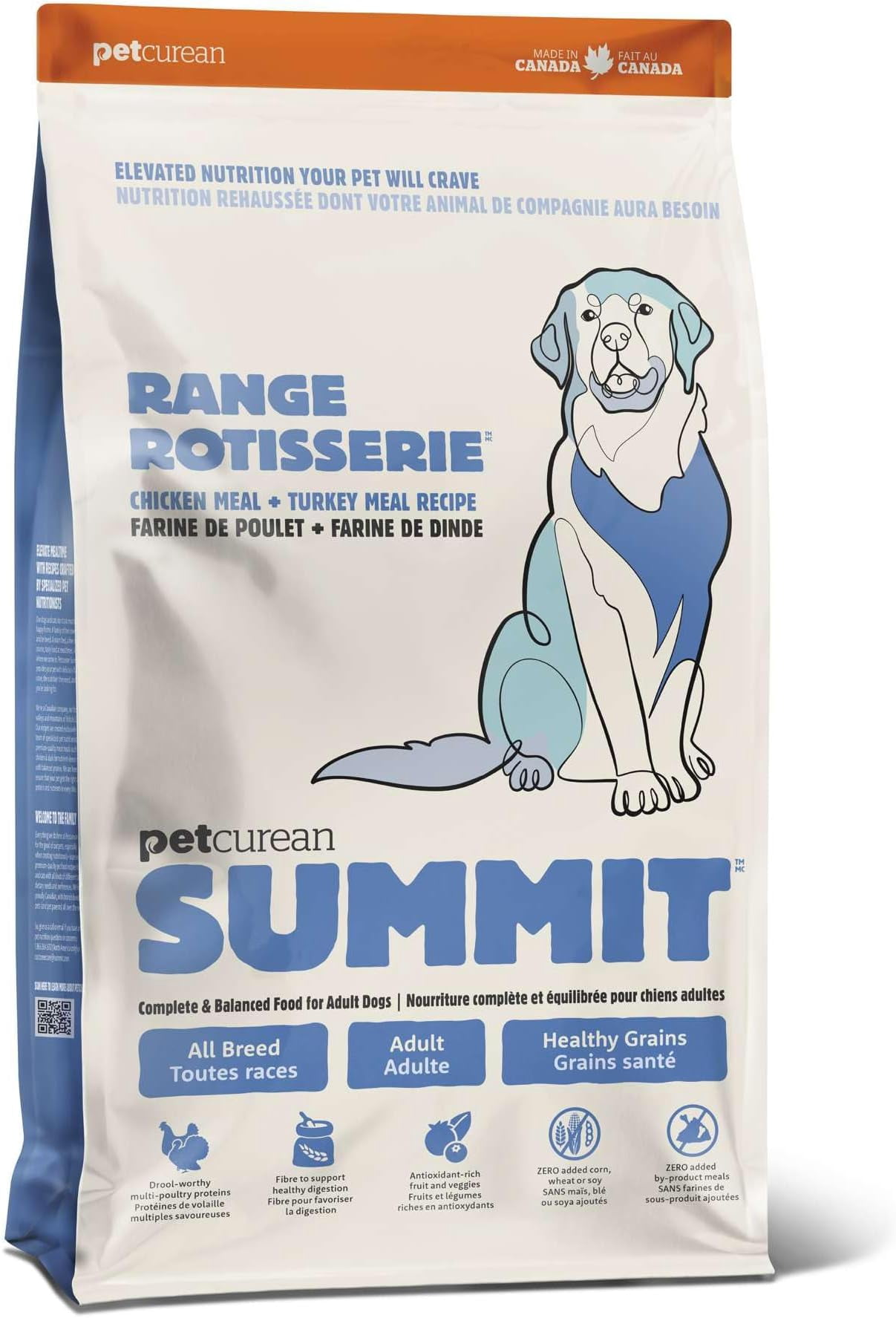 Range Rotisserie, Dry Dog Food, Chicken Meal and Turkey Meal Adult ...