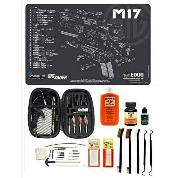 Range Warrior 27 Pc Gun Cleaning Kit - Compatible with Sig Sauer M17 ...