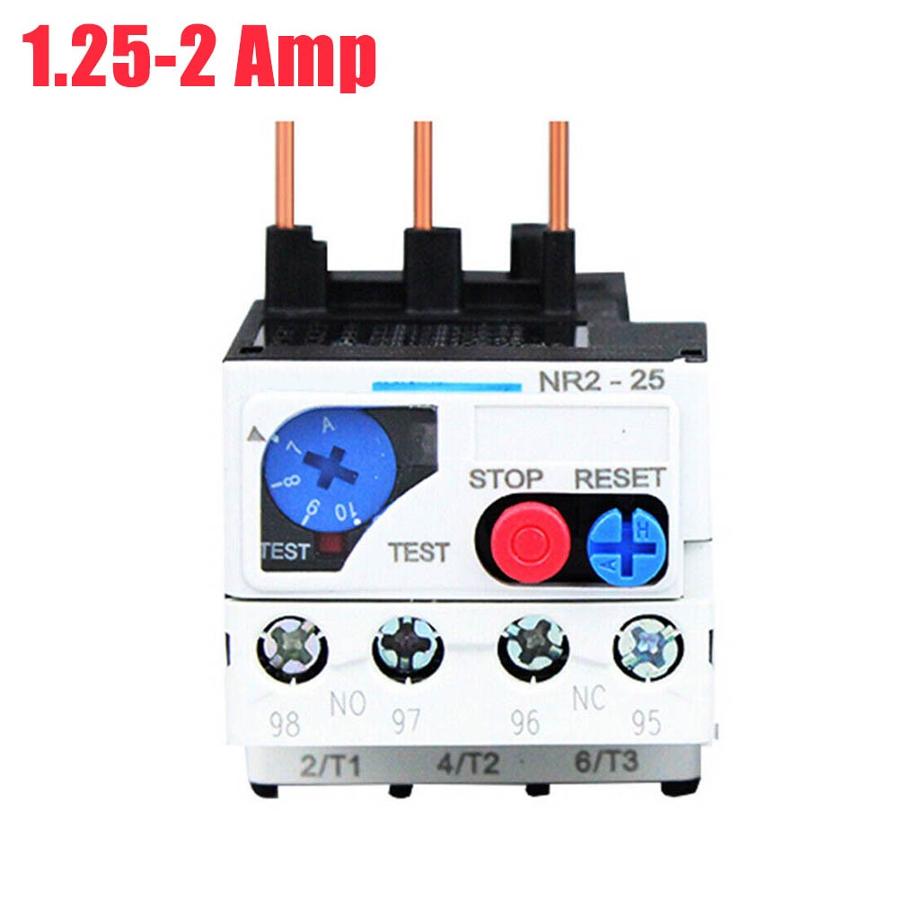 Range from 0.1-25 Amp Thermal Overload Relay 3 Phase FR NR2-25 for ...