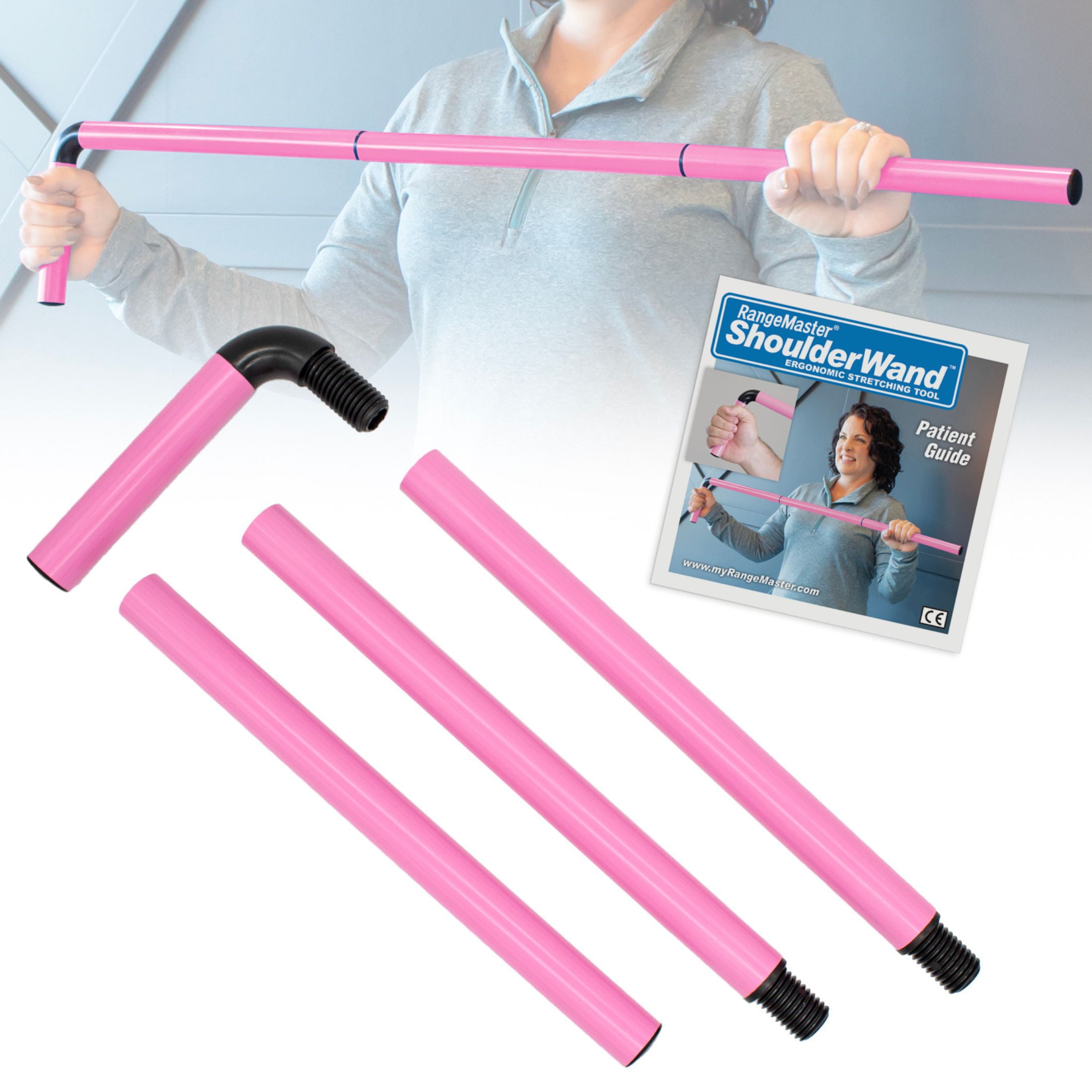 RangeMaster ShoulderWand Therapy Stretching Tool│Collapsible Stretching ...