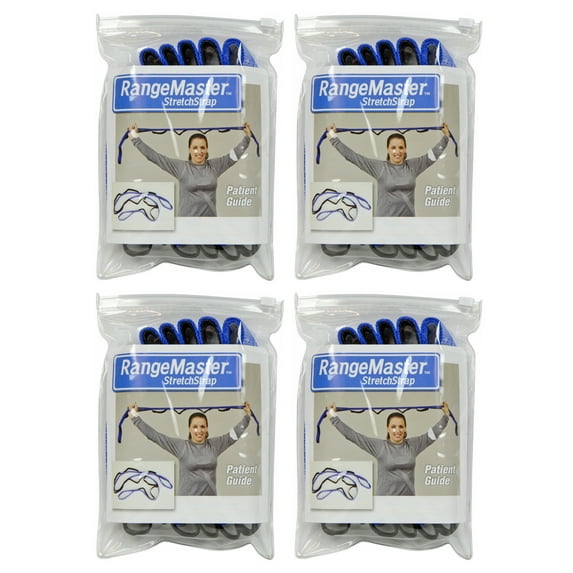 RangeMaster StretchStrap RM-SS Stretching Aid and Patient Guide (4-Pack ...