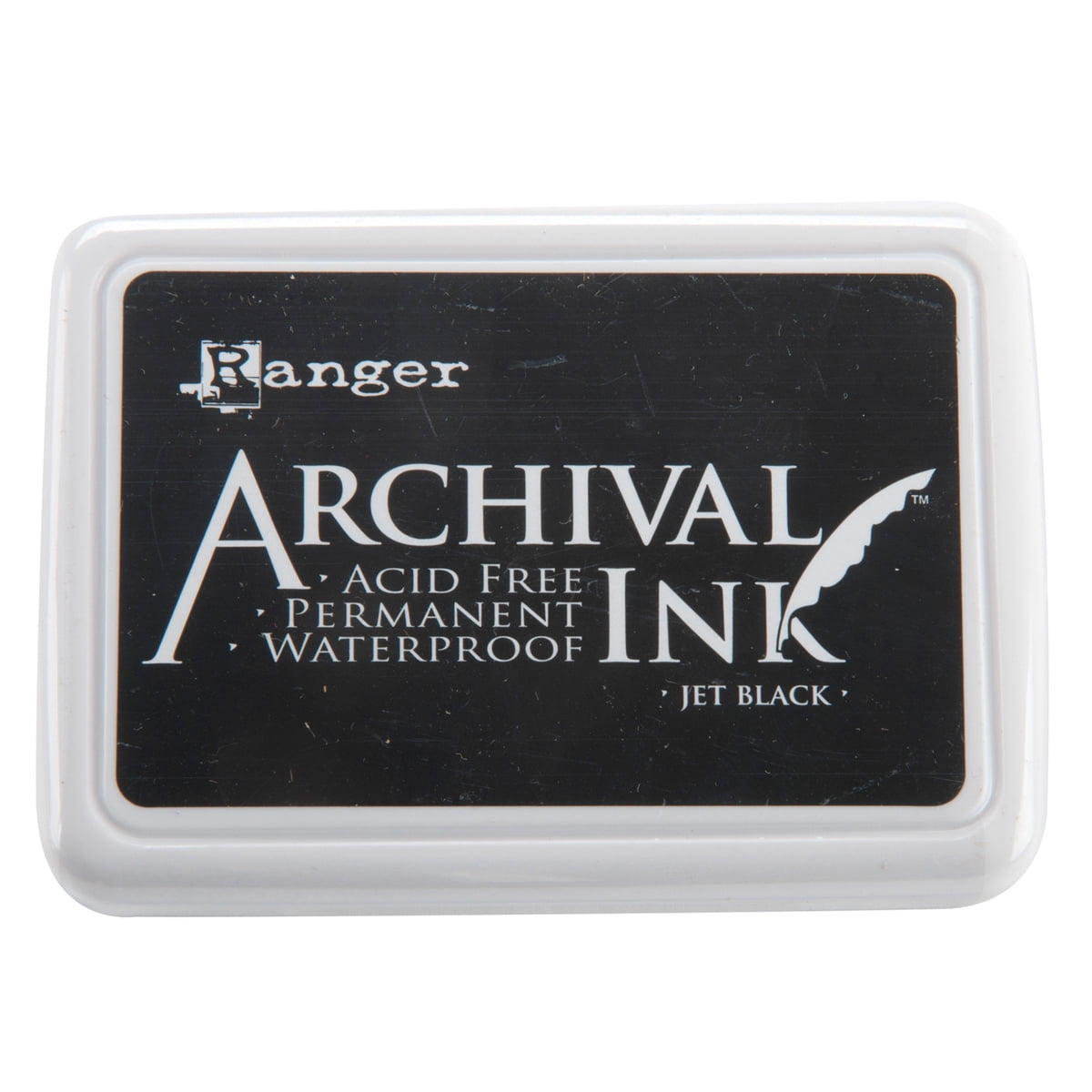 Ranger, Archival Ink Pad, #0 Jet Black, Stamp Crafting - Walmart.com