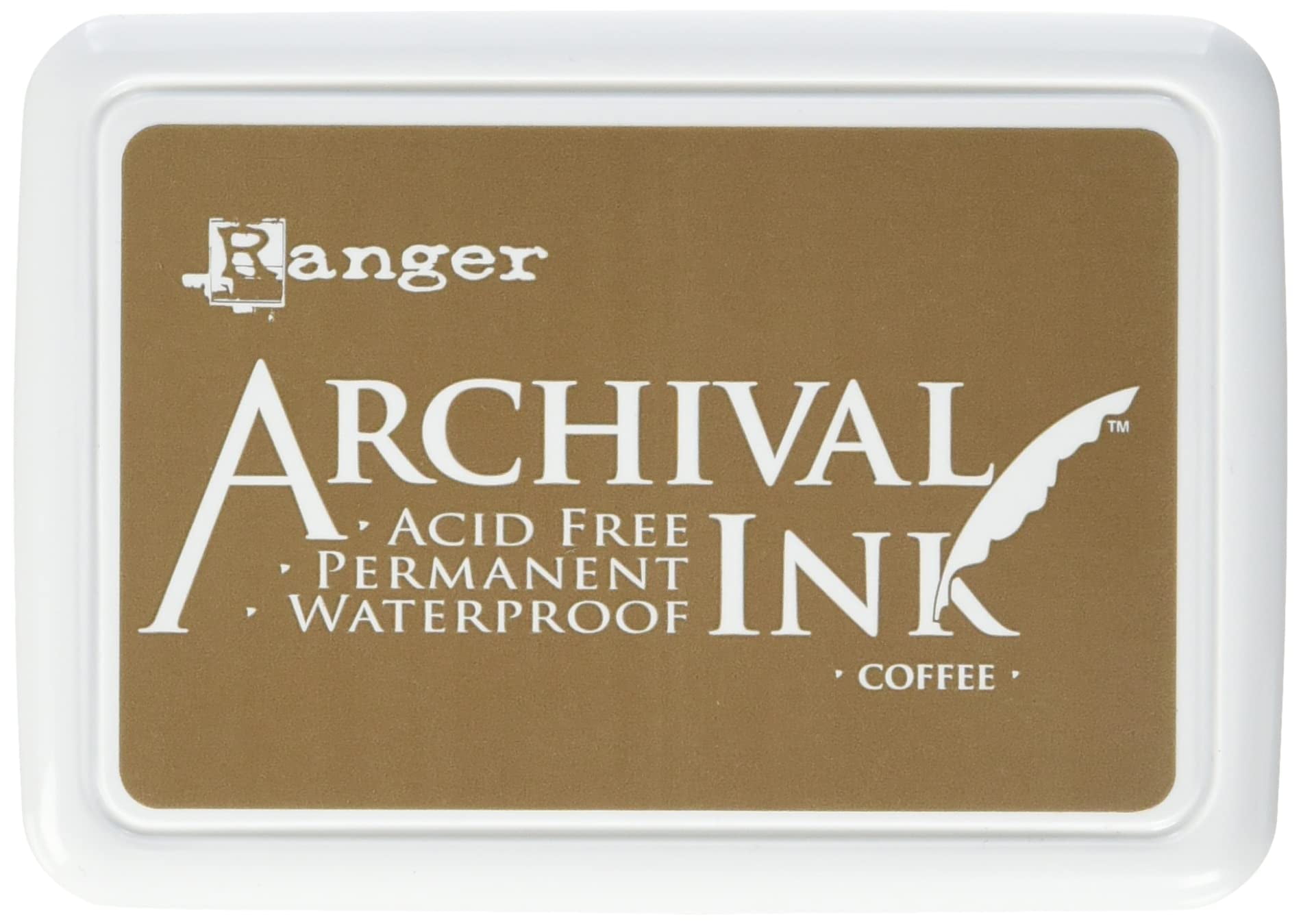 Ranger Archival Ink Pad Coffee? 1 Pack of 3 Piece - Walmart.com
