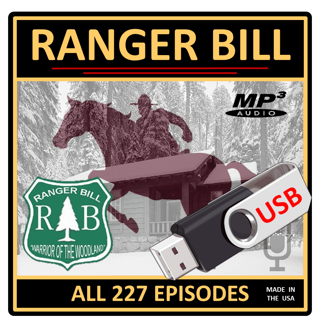 Ranger Bill: All 227 Radio Episodes in MP3 [USB Flash Drive] - Walmart ...