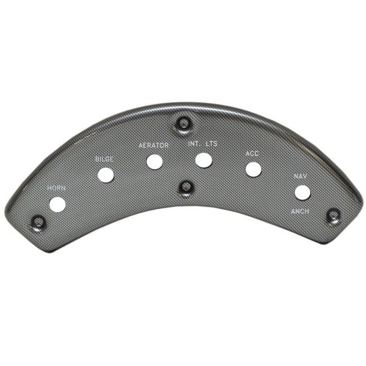 Ranger Boat Blank Switch Panel 7202770GL | Silver Carbon Fiber Plastic ...