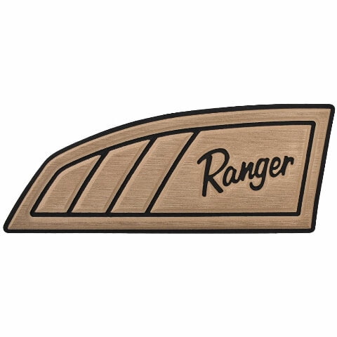 Ranger Boat Console Door Non-Skid Mat 331570 | Terra Black w/ Logo ...