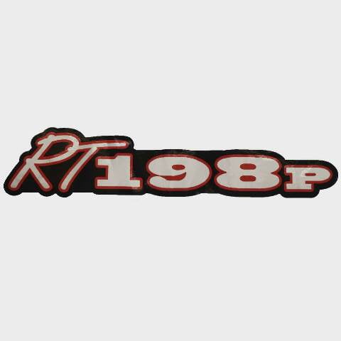 Ranger Boat Model RT198P Decal 322063 | Black Red Silver Sticker ...