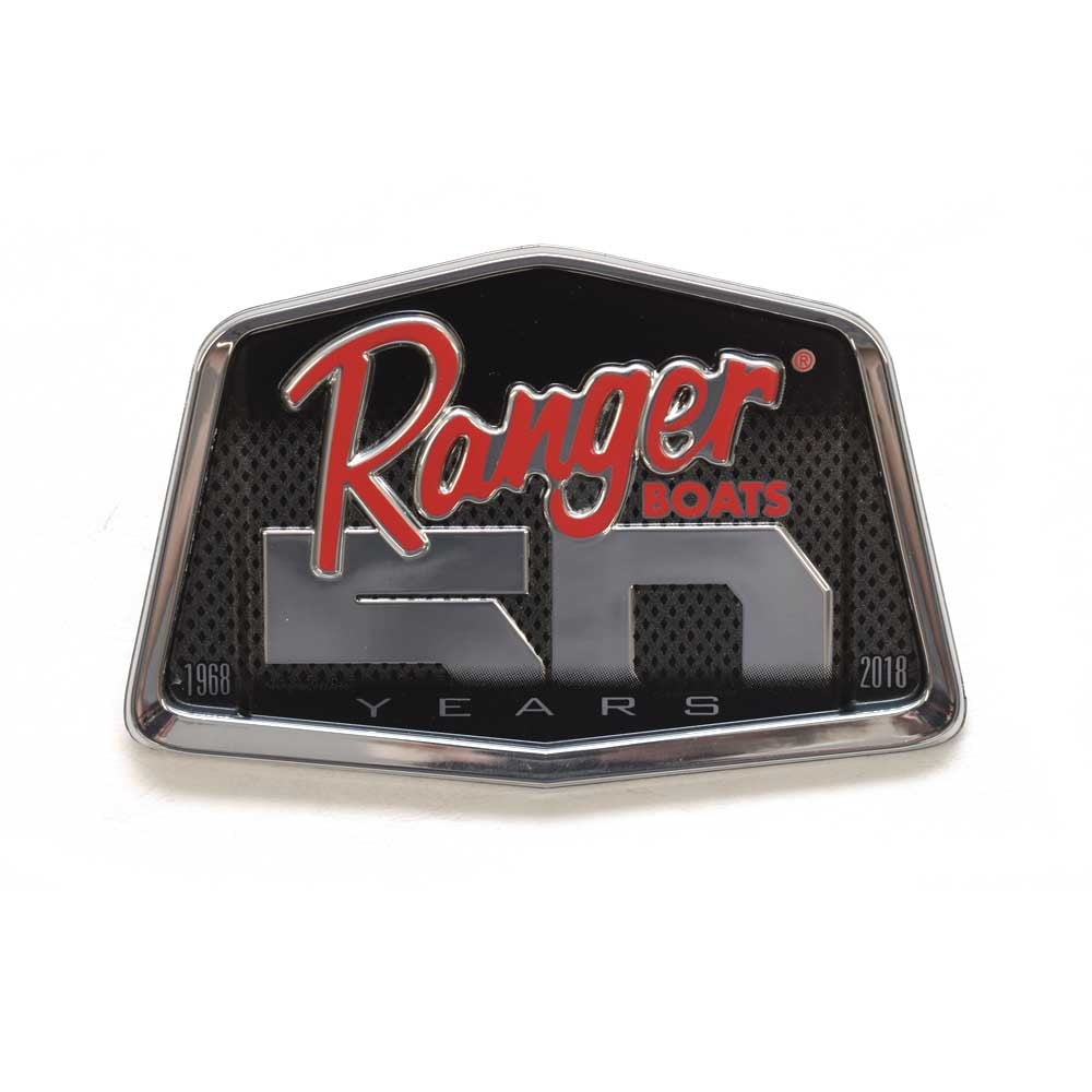 Ranger Boat Raised Decal 309777 | 50 Year Anniversary 4 5/8 x 3 Inch ...