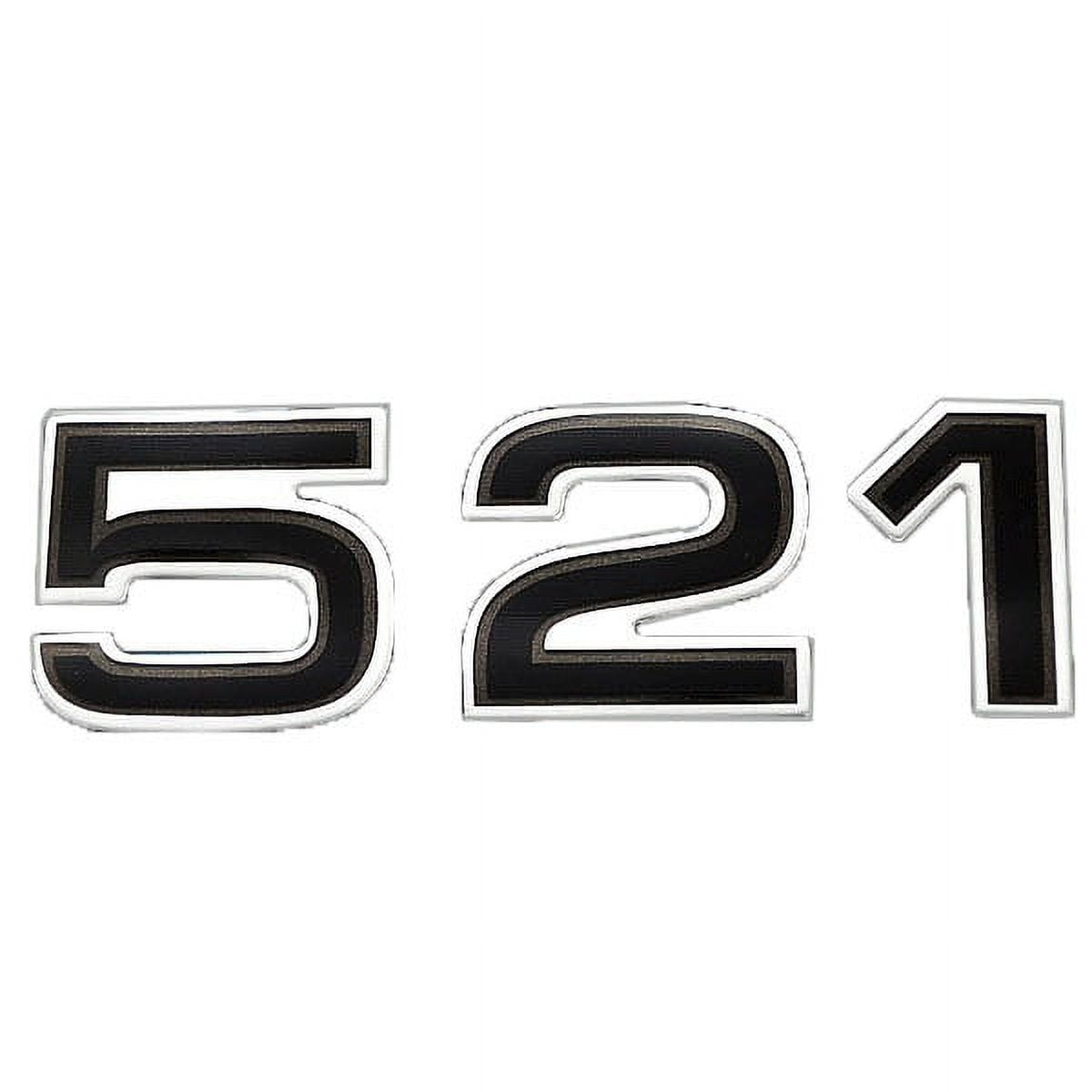 Ranger Boat Raised Emblem Decal 7604643 | Z521 Comanche Black Sticker ...