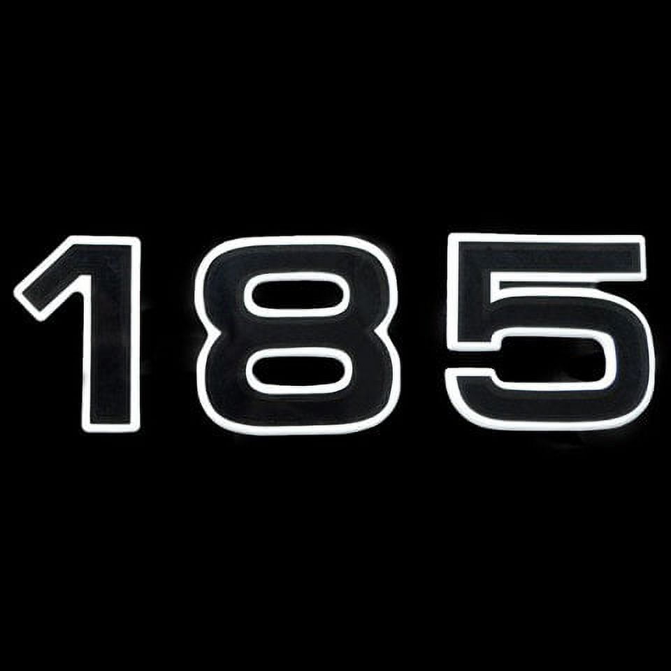 Ranger Boat Raised Decal 7604653 | Z185 Black 5 x 1 1/2 Inch - Walmart.com