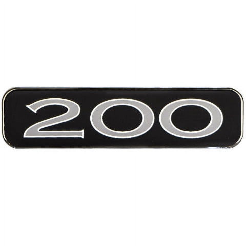 Ranger Boat Raised Decal Sticker 7D020 | RB200 Black 5 1/4 x 1 3/8 Inch ...