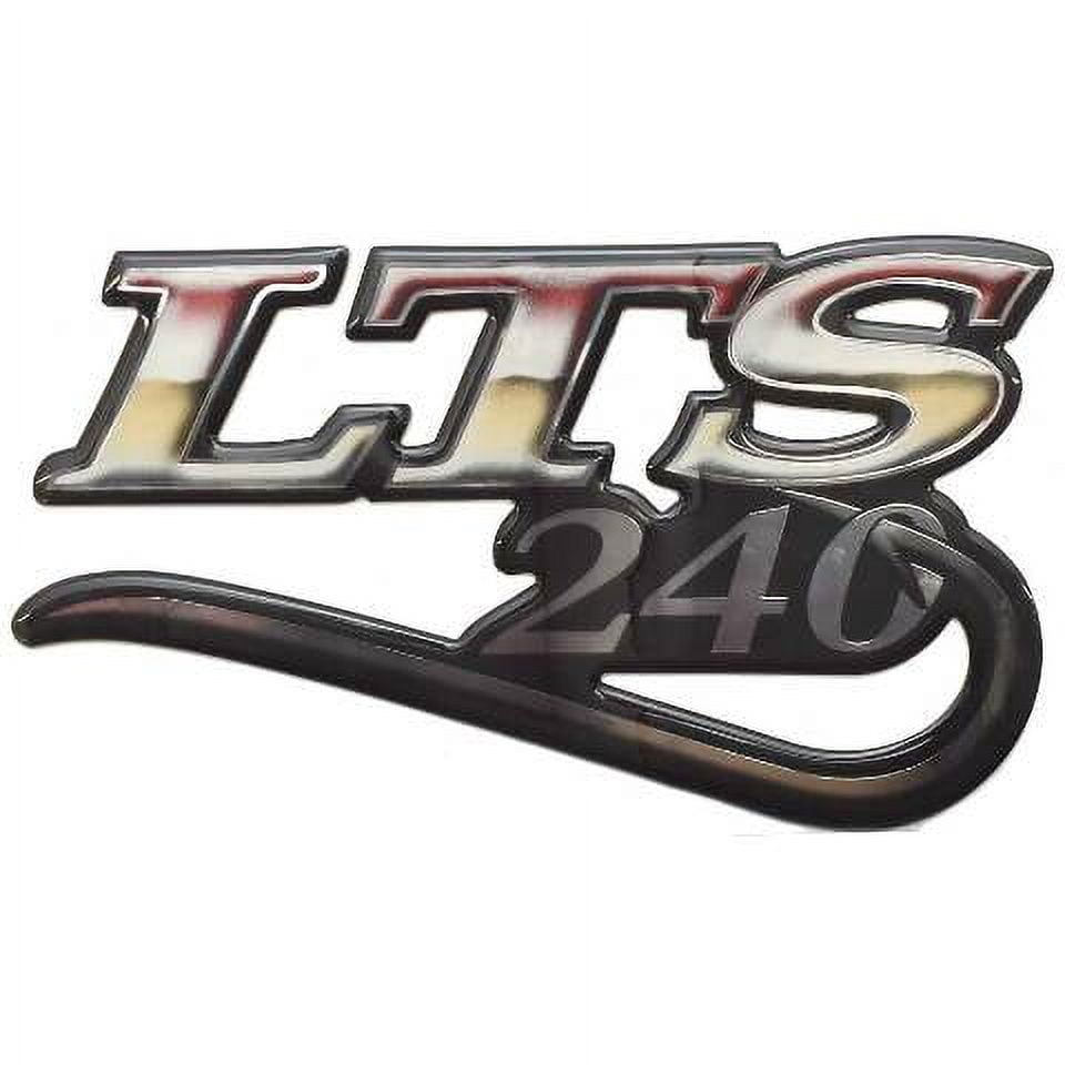 Ranger Boat Raised Emblem Decal 1860746 | LTS 240 Silver Red - Walmart.com