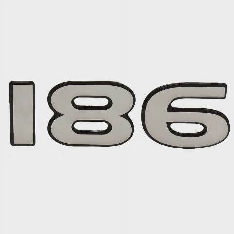 Ranger Boat Raised Emblem Decal 205101 | 186 Mirror 6 1/4 x 2 Inch ...