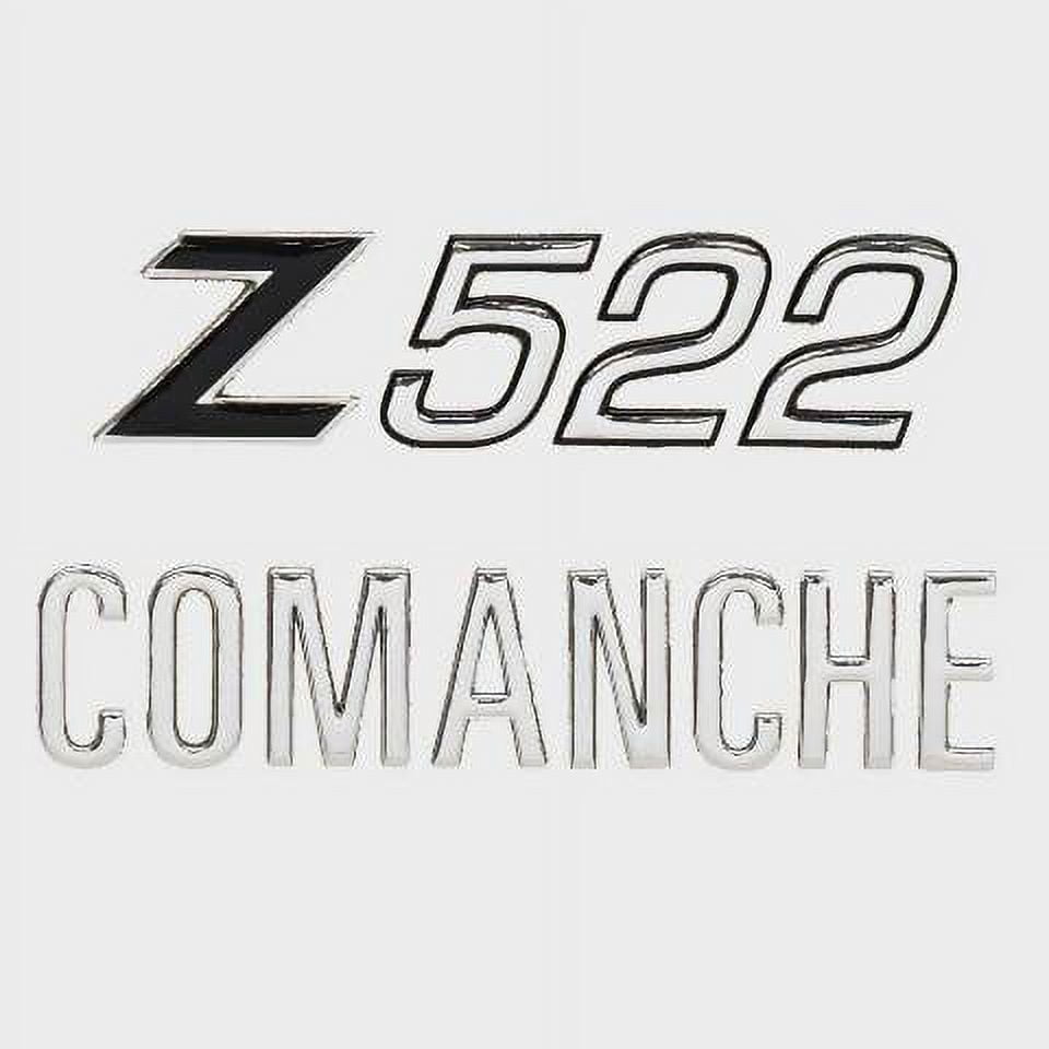 Ranger Boat Raised Emblem Decal 206546 | Z522 Comanche Sticker Silver ...