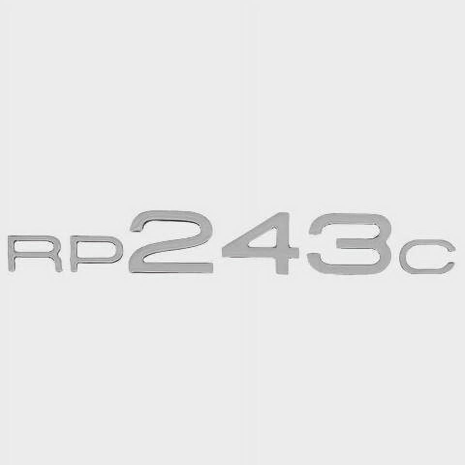 Ranger Boat Raised Emblem Decal 302661 | RP243C Reata 2017 Silver ...