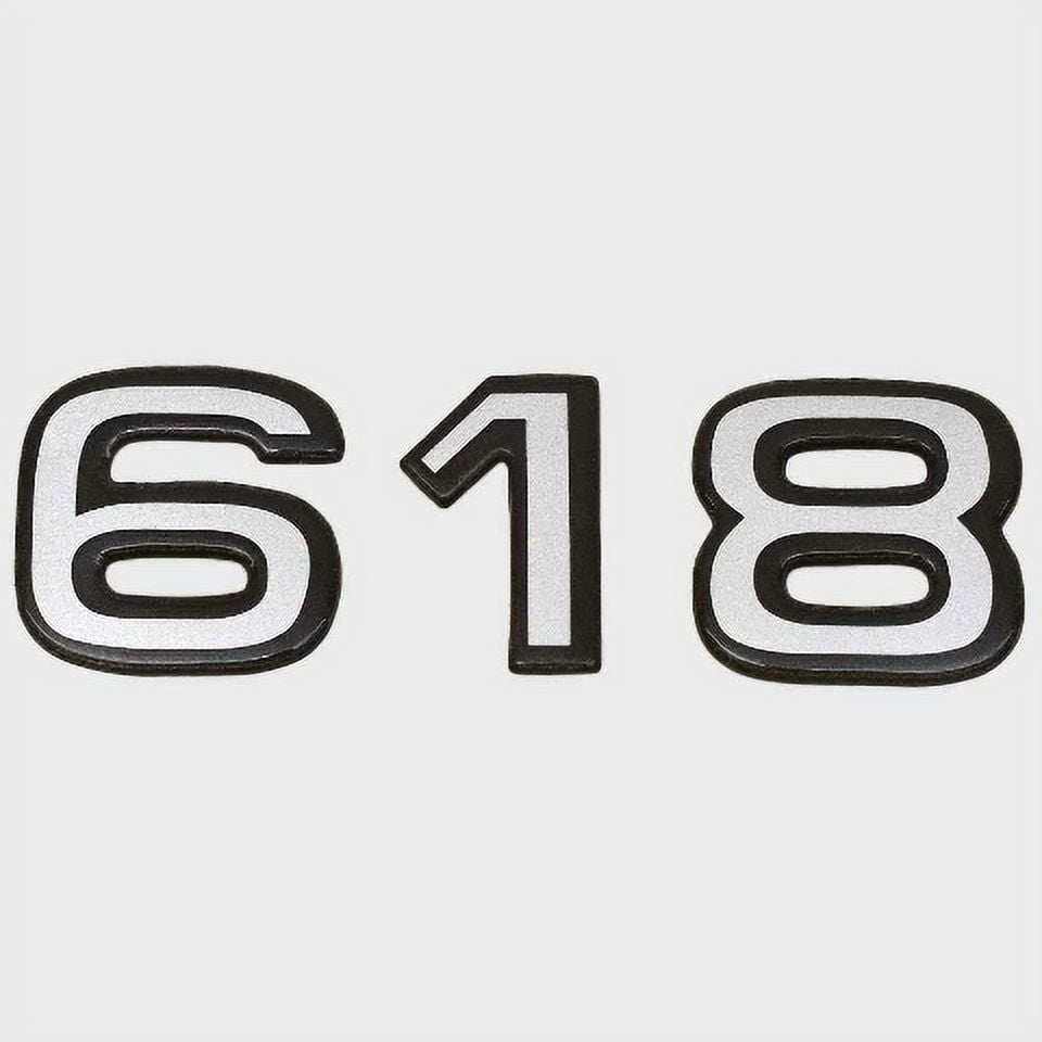 Ranger Boat Raised Logo Decal 202303 | 618 Emblem Black/Silver ...