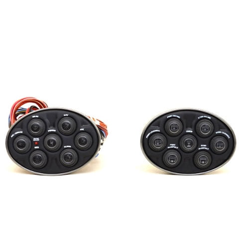 Ranger Boat Switch Panel TR151K02301 | 6 3/4 x 5 Inch Push Button ...