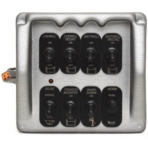 Ranger Boat Toggle Switch Panel 334099 | 210 Reata Metallic Silver ...