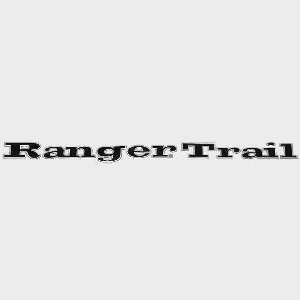 Ranger Boat Trailer Raised Emblem Decal 7604468 | Trail Black - Walmart.com