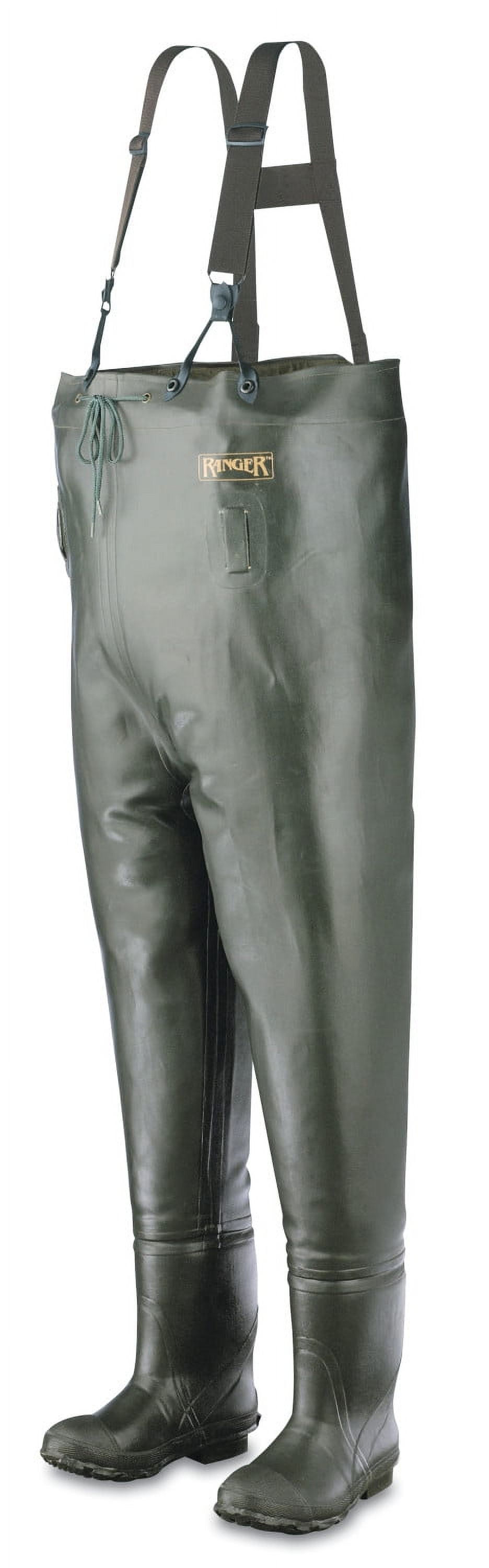 ranger bluecat heavy-duty men's all-rubber insulated chest waders ...