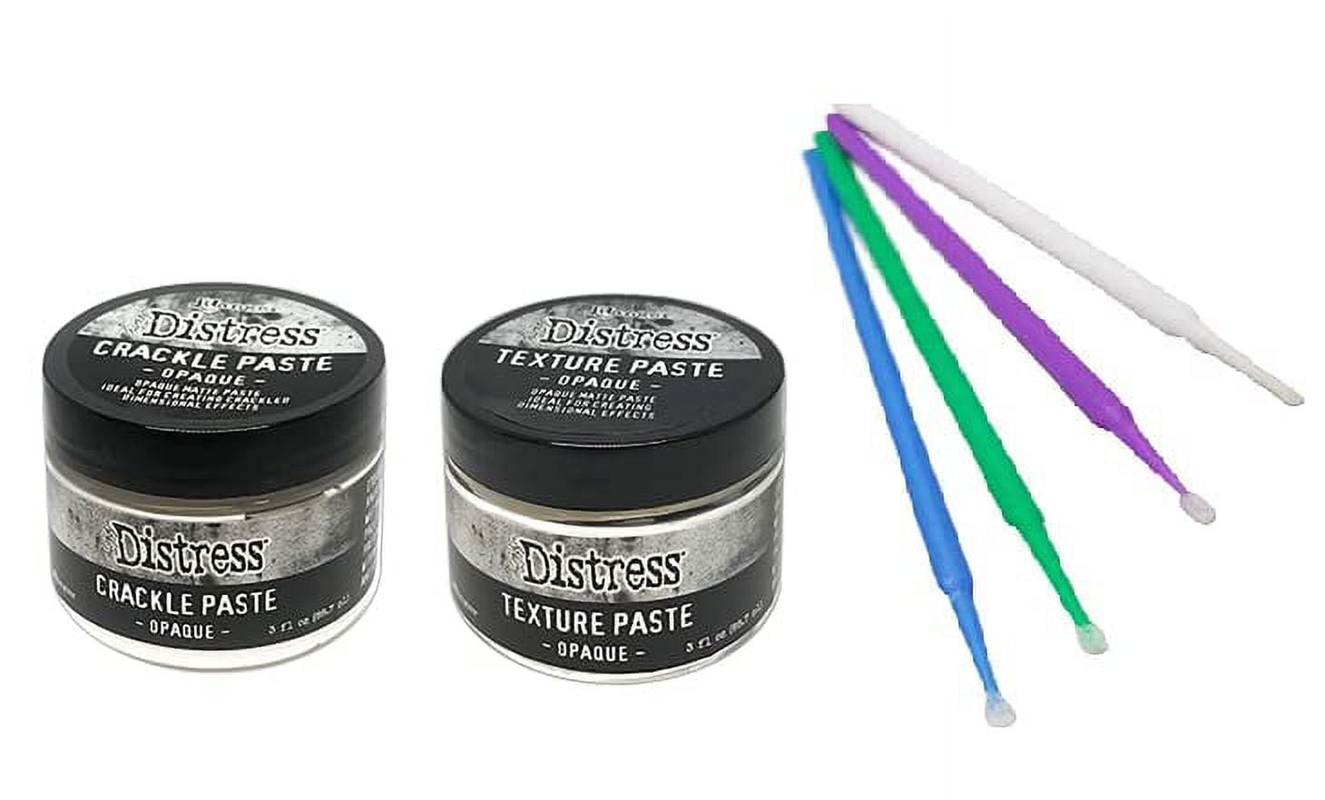 Ranger Distress Opaque Paste Bundle - Crackle Paste and Texture Paste ...