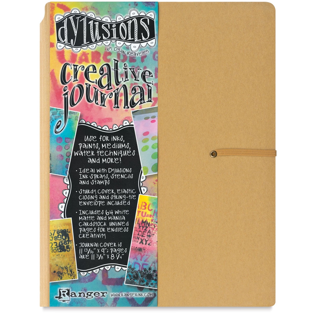 Ranger Dylusions Creative Journal - 11-3/8" x 8-1/4", 128 pages ...
